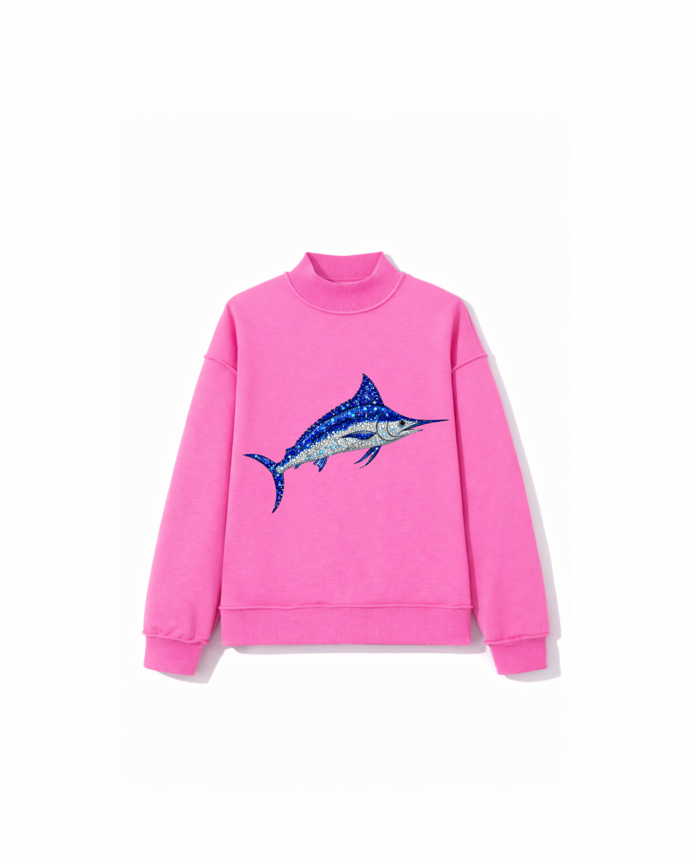 PREORDER! Blue Marlin Mockneck – Mikayla Rose Boutique